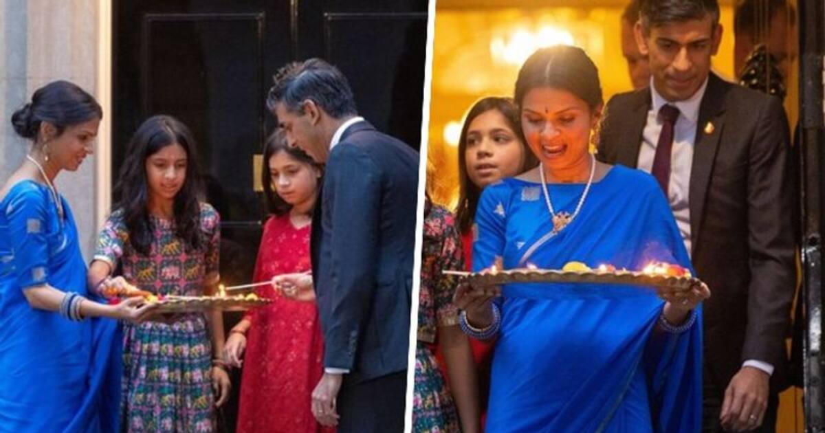 UK PM Rishi Sunak, Akshata Murty celebrate diwali with family at 10 ... UK PM Rishi Sunak, Akshata Murty celebrate diwali with family at 10 ...