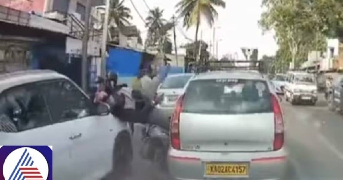 Bengaluru: Speeding car rams into bikes in traffic, video goes viral ... Bengaluru: Speeding car rams into bikes in traffic, video goes viral ...