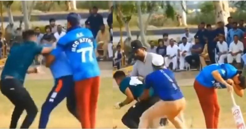 Viral video: Ugly brawl mars cricket match in Pakistan as teammates ...