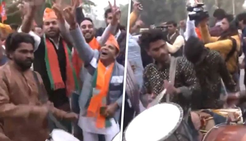 'Magic has ended in Rajasthan': BJP workers dance to drum beats as poll ...