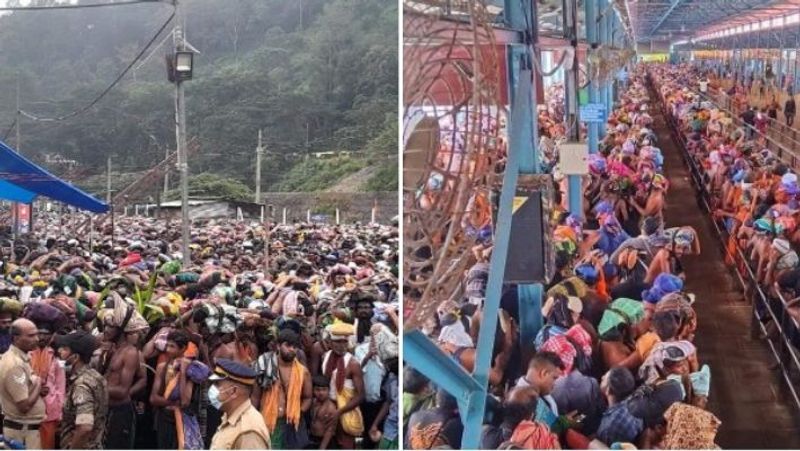 Sabarimala Temple Crowd : சபரிமலையில் கூட்ட நெரிசலில் சிக்கி தமிழக ...