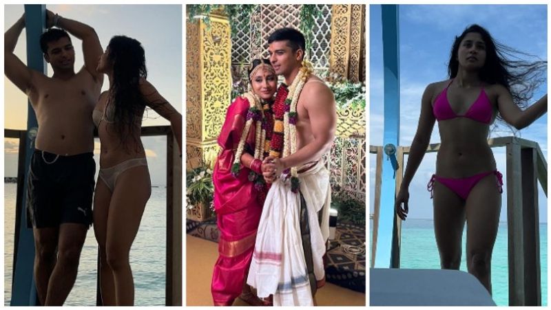 Aishwarya Krishnan Honey Moon: சைலண்டாக முடிந்த திருமணம்! காதல் கணவரும் பிகினி உடையில் ஹனிமூன் ...
