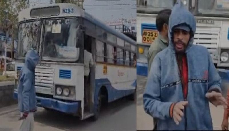 Men should be given special seats in RTC buses - youth protest in Armor ...