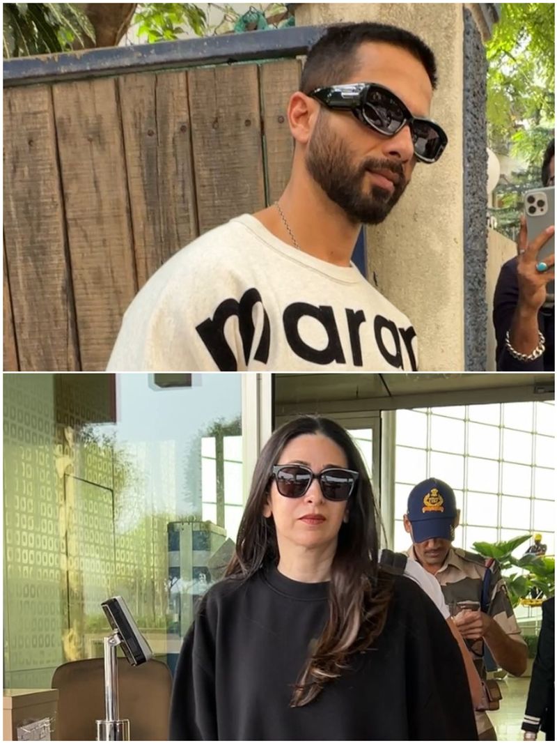Spotted: Shahid Kapoor To Karishma Kapoor; celebs exude glamour | Asianet Newsable
