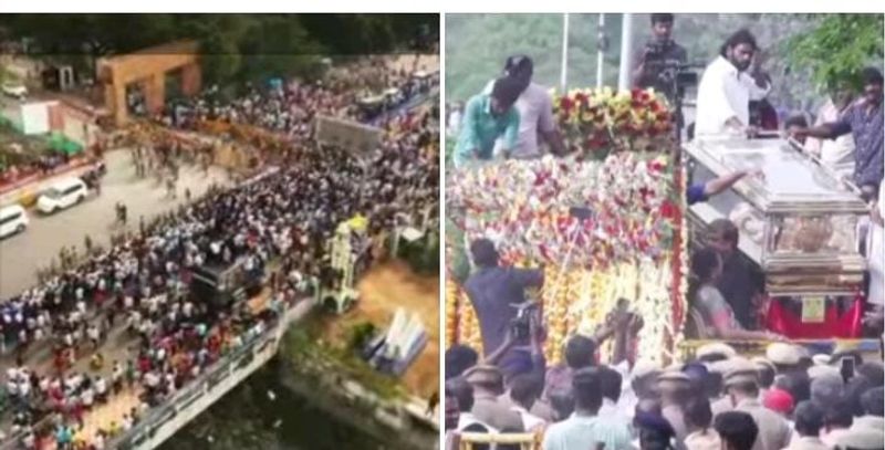 Vijayakanth Funeral : விஜயகாந்தின் இறுதி ஊர்வலம் தொடங்கியது ...