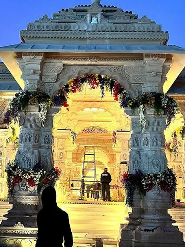 Ramlala मंदिर की सबसे भव्य तस्वीरें, नज़रें हटाना होगा मुश्किल ...