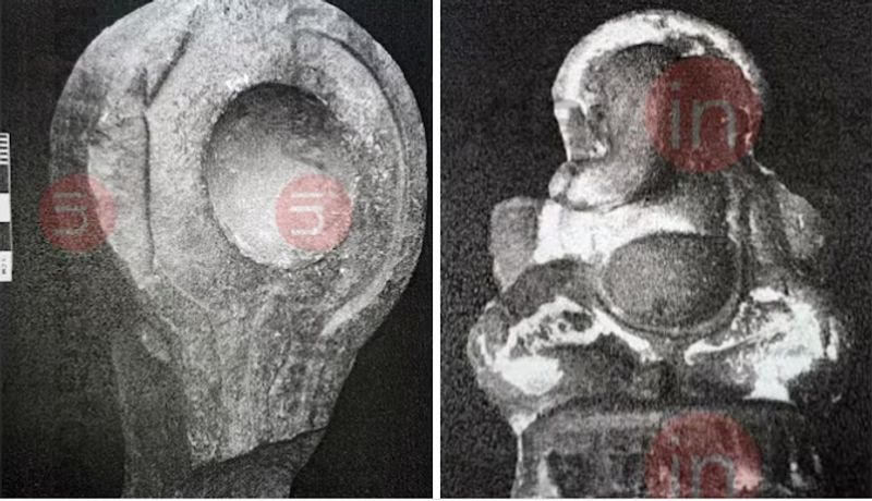 Gyanvapi survey report photos show shivling, broken deity statues