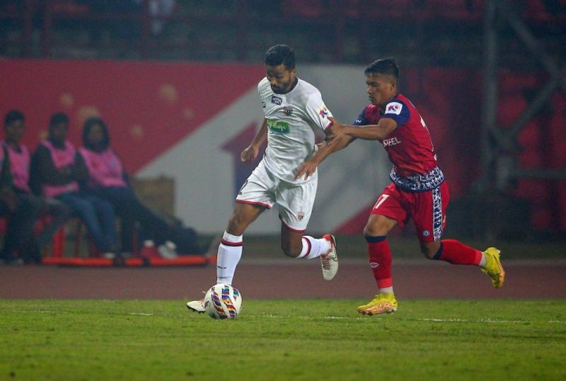 ISL 2023-24: NorthEast United FC's Benali content with draw against Jamshedpur FC; WATCH ...