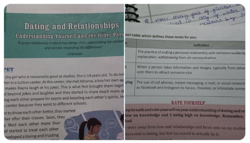 Dating and Relationships: 'പൊളിയല്ലേ...'; ഒമ്പതാം ക്ലാസ് പാഠപുസ്തകത്തി ...