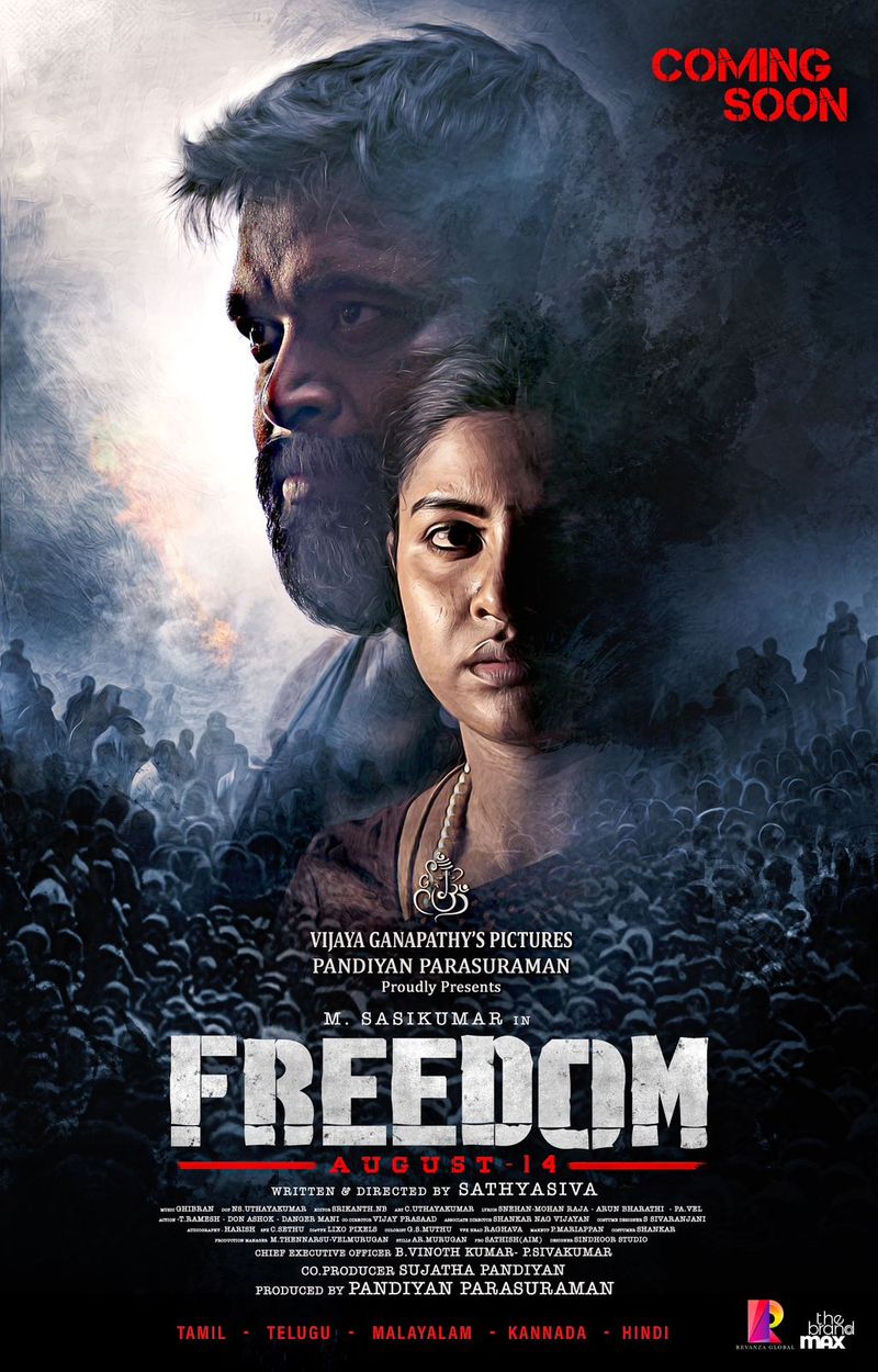 Sasikumar Freedom Movie First Look : பான் இந்தியா படமாக உருவாகும் Freedom.. மீண்டும் தரமான ...