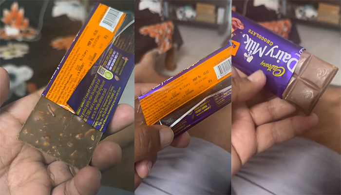 Viral Video: ডেয়ারি মিল্কে হেঁটে বেড়াচ্ছে পোকা, ভিডিও ভাইরাল হতেই ...