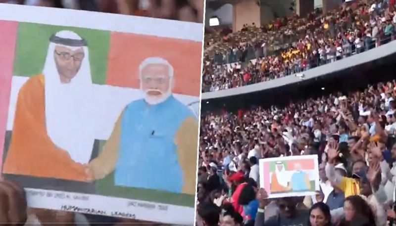 Ahlan Modi: Over 35,000 Indians sing Vande Mataram at PM Modi's UAE ...
