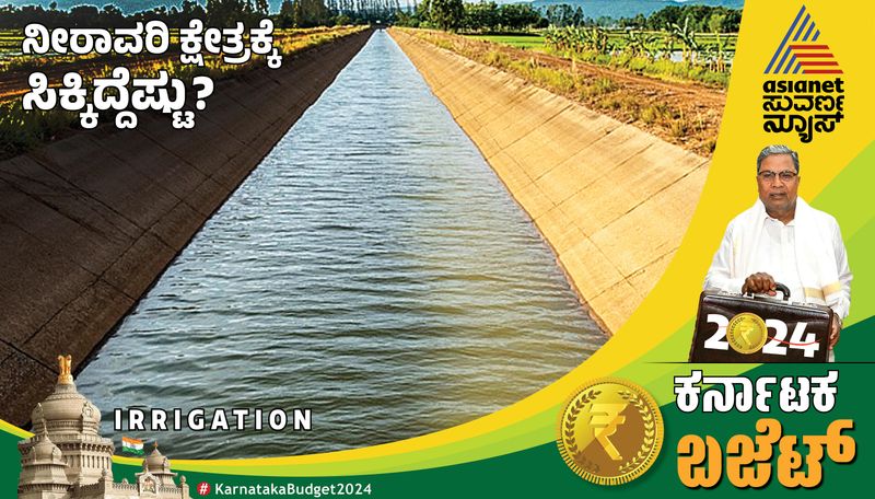 ಸಿದ್ದು ಬಜೆಟ್‌ 2024: ನೀರಾವರಿಗೆ ಭರಪೂರ 19,000 ಕೋಟಿ..! - 19179 Crore for ...