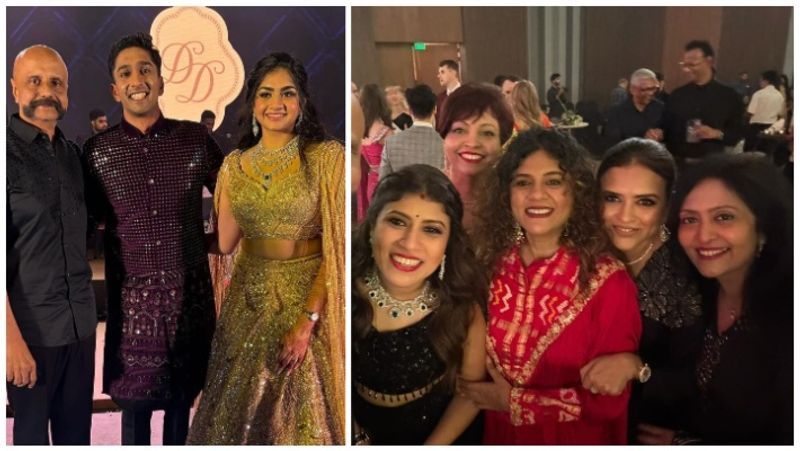 Anitha Vijayakumar Daughter Diya Wedding Party: விஜயகுமார் பேத்தி... களைகட்டிய அனிதா மகள் ...