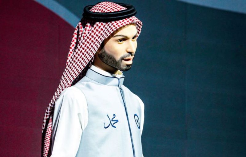 Mohammad, Saudi Arabia's first male humanoid robot, debuts at DeepFest ...