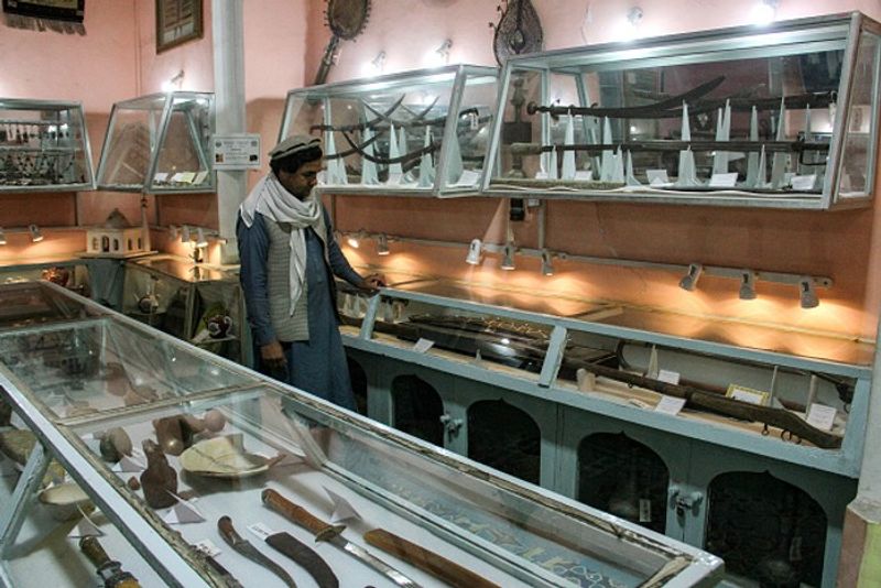 Taliban exhibits rocket launchers, bombs alongside artefacts in ...