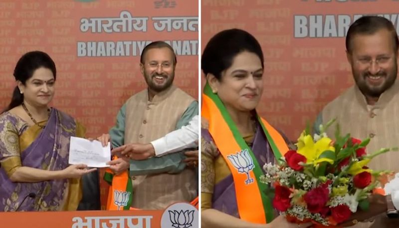 Major setback for Congress; Late Kerala CM Karunakaran's daughter Padmaja Venugopal joins BJP ...