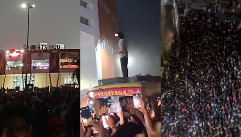 Watch: Thalapathy Vijay clicks selfies with fans by climbing on top of ...