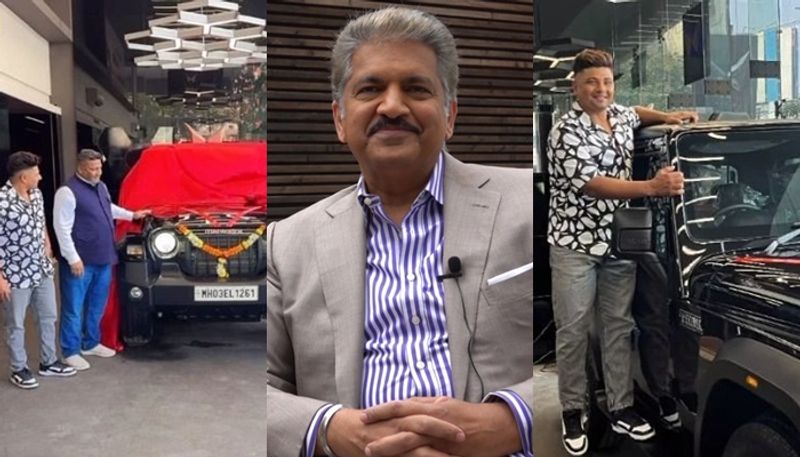 Anand Mahindra Mahindra Thar gift for Sarfaraz Khan father ಸರ್ಫ್ರಾಜ್‌ ಖಾನ್‌ ತಂದೆಗೆ ಥಾರ್‌ ಕಾರ್ ...