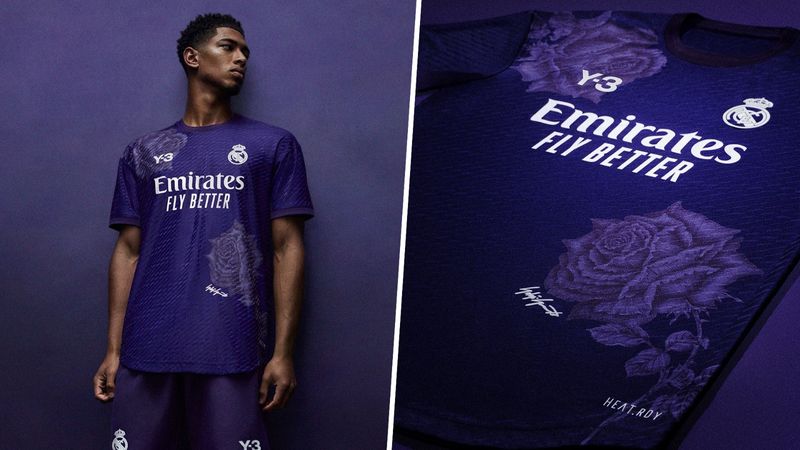 Real Madrid unveils stunning new 'Purple' kit by Y-3 and Yohji Yamamoto ...