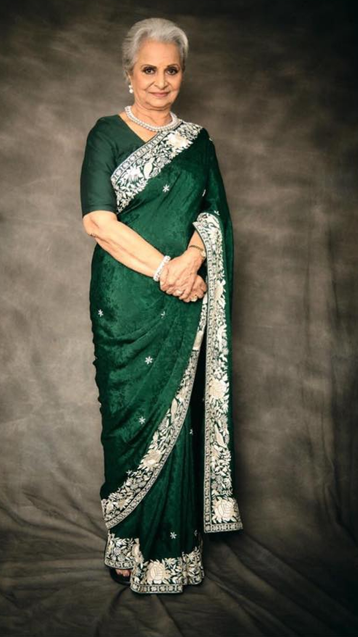 अम्मीजान के लुक में डालें जान! Eid पर दें Waheeda Rehman सी 7 साड़ियां ...