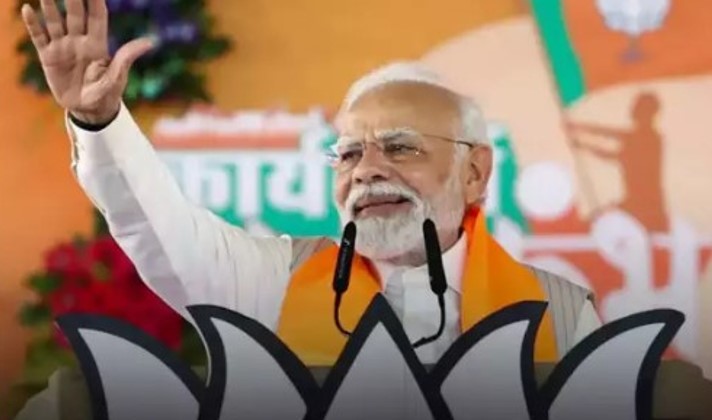 पिपरिया में पीएम मोदी का कटाक्ष, कहा- कांग्रेस के दिल की धड़कनें बढ़ ...
