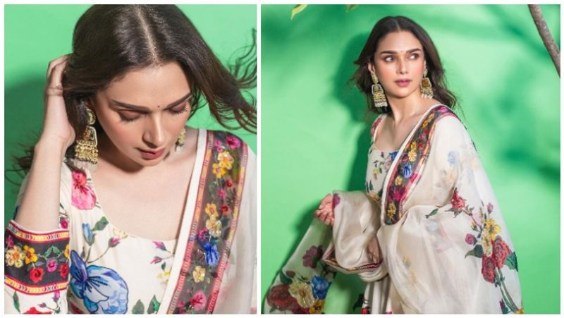 Aditi Rao: கல்யாண கலை வந்துடுச்சு! வெள்ளை நிற சல்வாரில்... சிம்பிள் ...