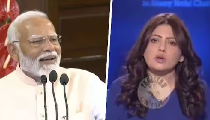 पाकिस्तानी एंकर फिजा खान ने पीएम नरेंद्र मोदी को दी गालियां...बोली ...