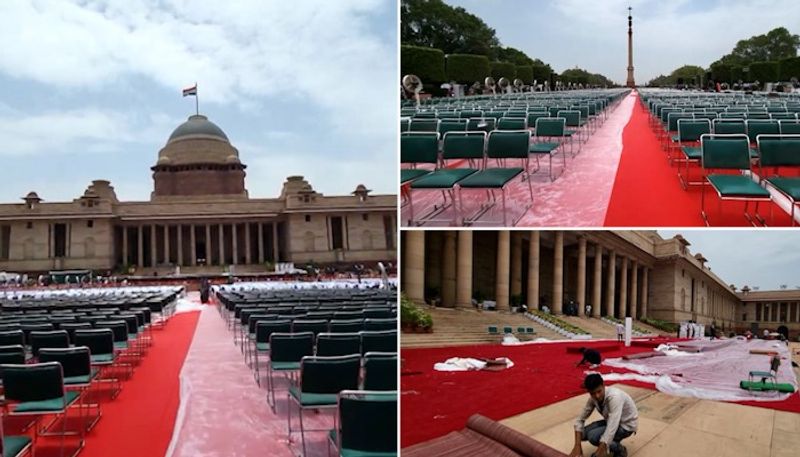 Narendra Modi's swearing-in ceremony: How is Rashtrapati Bhavan preparing for the event? (WATCH ...