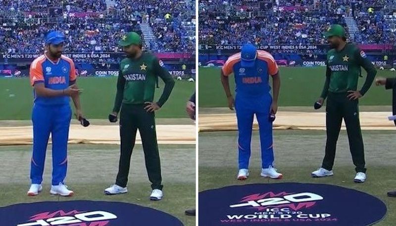 T20 WC 2024, India vs Pakistan: Rohit Sharma forgets having toss coin in his pocket; WATCH viral ...