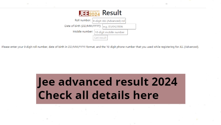 JEE Advanced Result 2024 over all details: वेद लोहोटी ऑल इंडिया टॉपर, द्विजा महिला कैटेगरी में ...