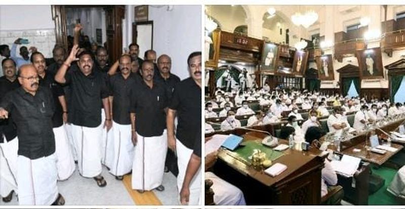 ADMK : கடும் அமளி.. சட்டசபையில் இருந்து அதிமுக கூட்டத்தொடர் முழுவதும் ...