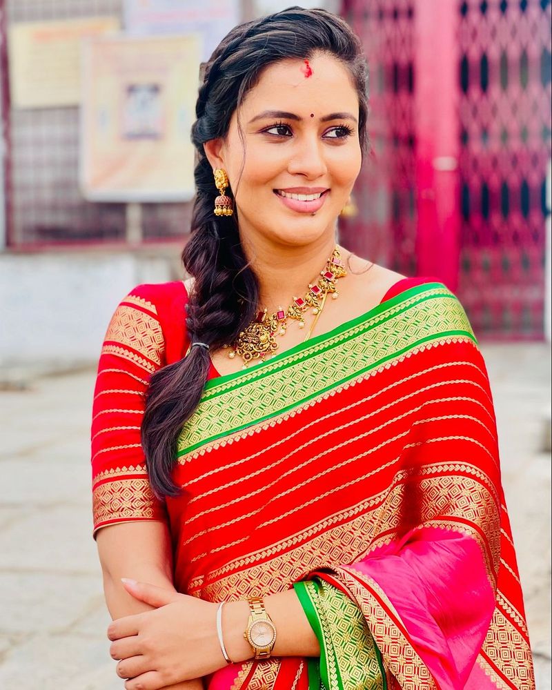 Neha Ramakrishna's Seemantha Ceremony: Celebrations with Chandan Gowda ...