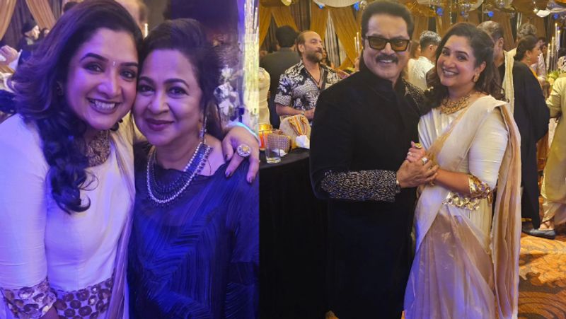 Anitha Vijayakumar in varalaxmi sangeeth : நாட்டாமை வீட்டு பங்க் ...