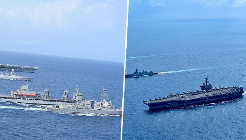 USS Theodore Roosevelt and Indian Navy conduct successful joint Indo-Pacific exercises | Asianet ...