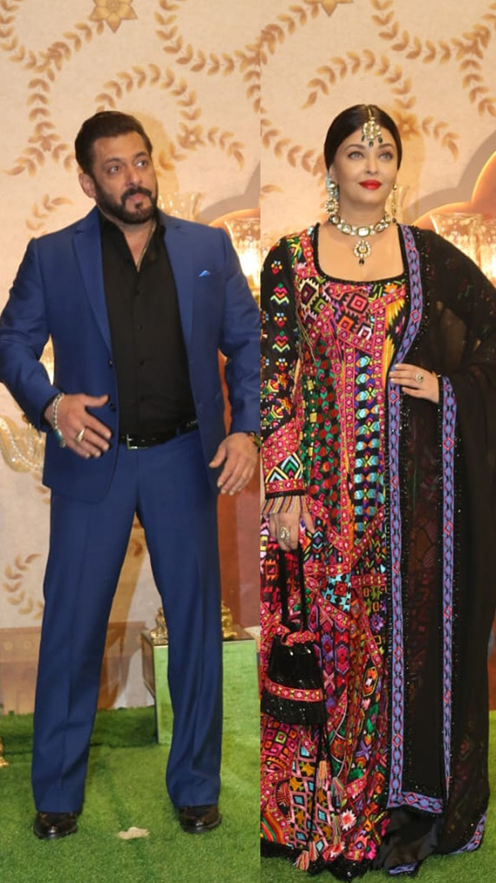 सलमान-ऐश्वर्या से रेखा-ऋतिक, Ambani की शादी में तन्हा दिखे ये 8 Celeb ...