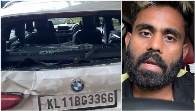 secret agent sai krishna car meet accident : 'ബിഎംഡബ്യൂവിന് പിന്നില് ...