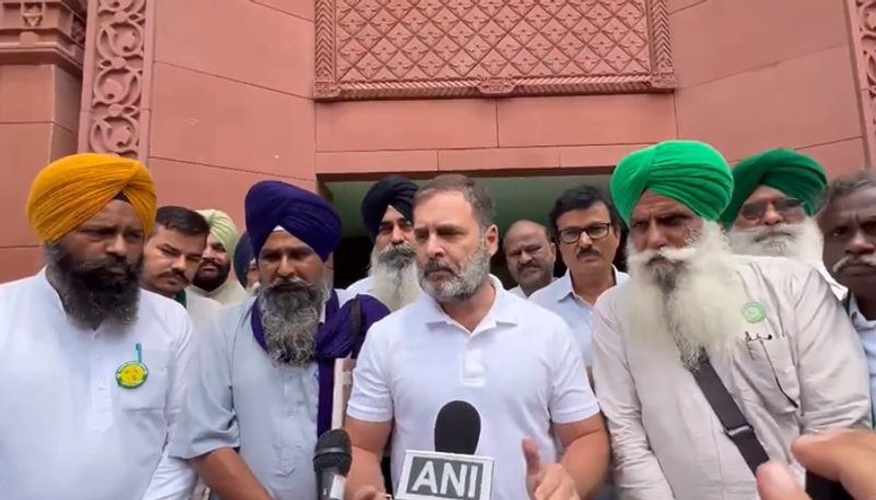 Congress leader Rahul Gandhi vows to press government for MSP law after ...