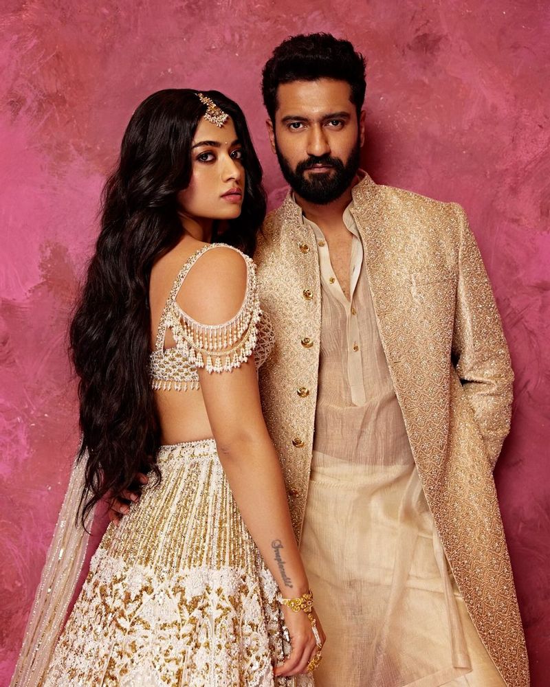 Indian Couture Week 2024: Rashmika Mandanna, Vicky Kaushal in Falguni Shane Peacock's Rang Mahal ...
