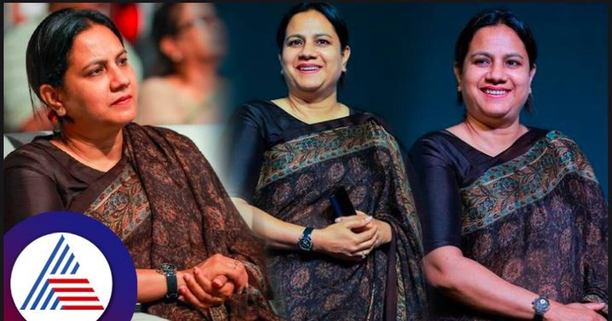 Ashwini Puneeth Rajkumar Black Saree Simple Look ಸರಳತೆಯ ಸುಂದರಿ ಅಪ್ಪು