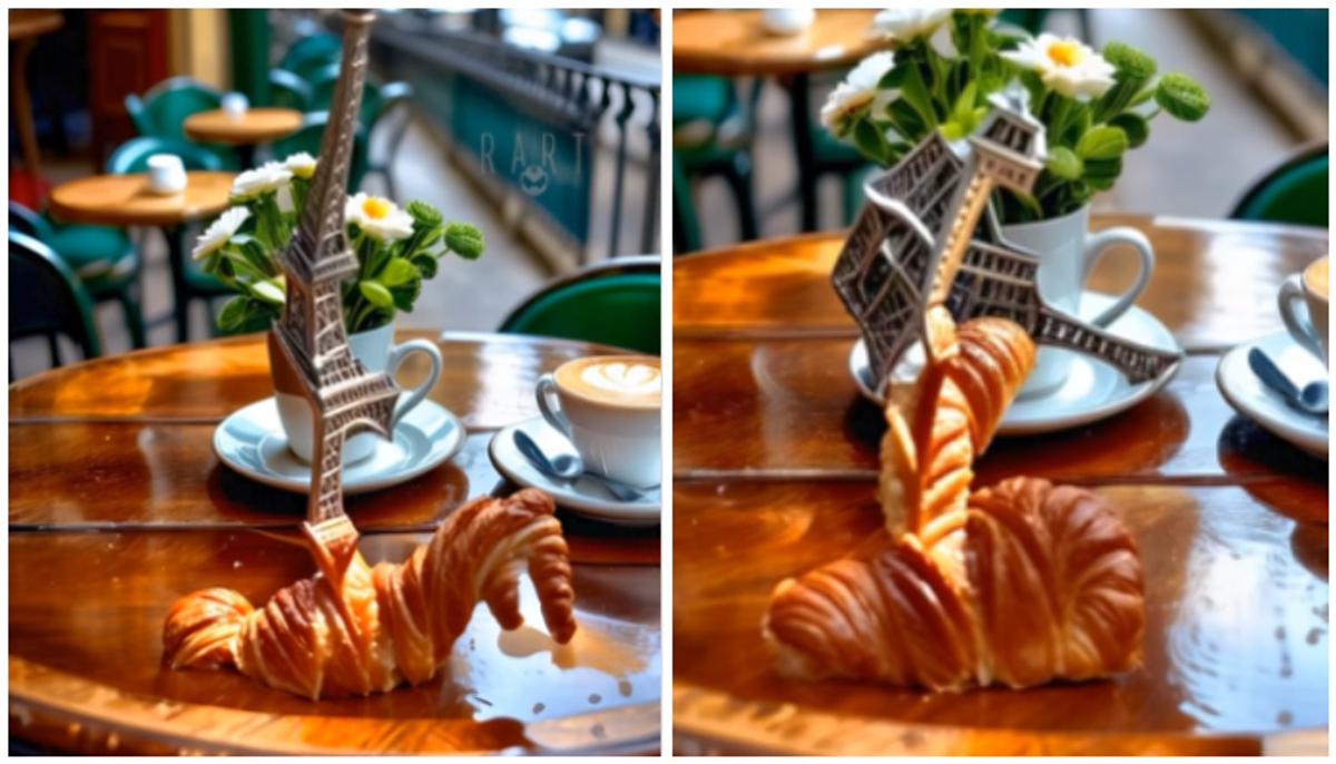 Viral Video: AI-Generated dance of Croissant and Eiffel Tower steals ...