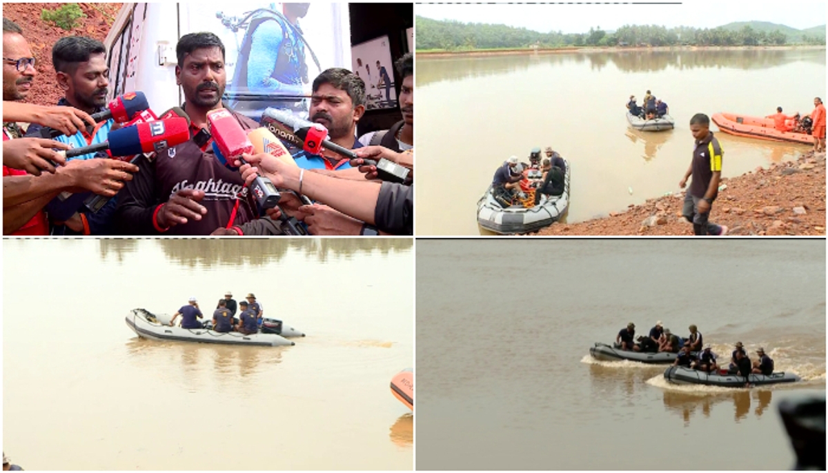 Arjun rescue mision liveഗം ഗാവലി കലങ്ങിയൊഴുകുന്നത് പ്രതിസന്ധി; 2 ...