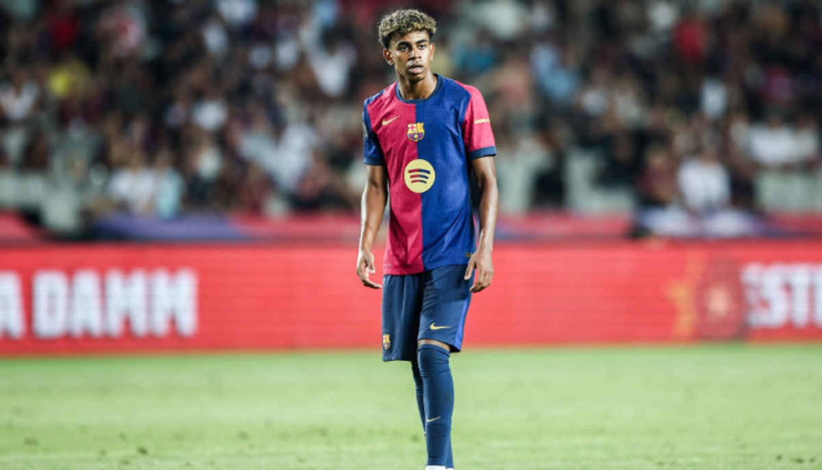 Barcelona's teen sensation Lamine Yamal breaks record in Champions League match against Benfica ...