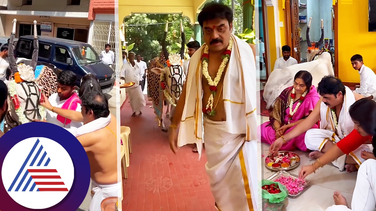 Pavada Kavanapura basappa in actor Shashikumar house bengaluru ಕವಣಾಪುರ ...