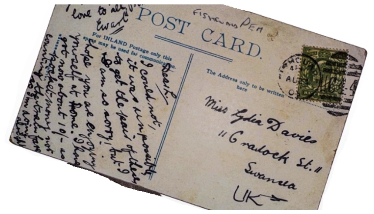 postcard which was sent 121 years ago reached the owner: 121 വർഷം ...