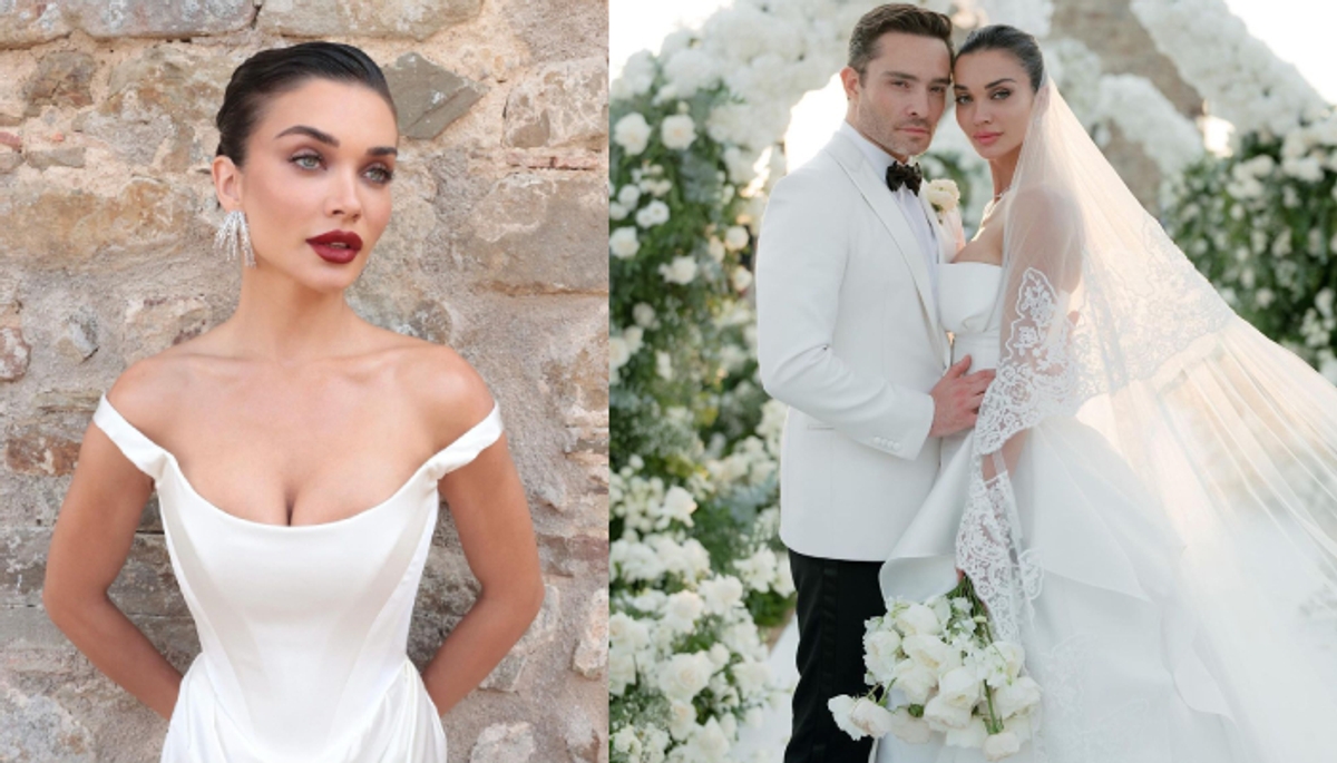 Amy Jackson, Ed Westwick get married in Italy; check out their dreamy wedding photos