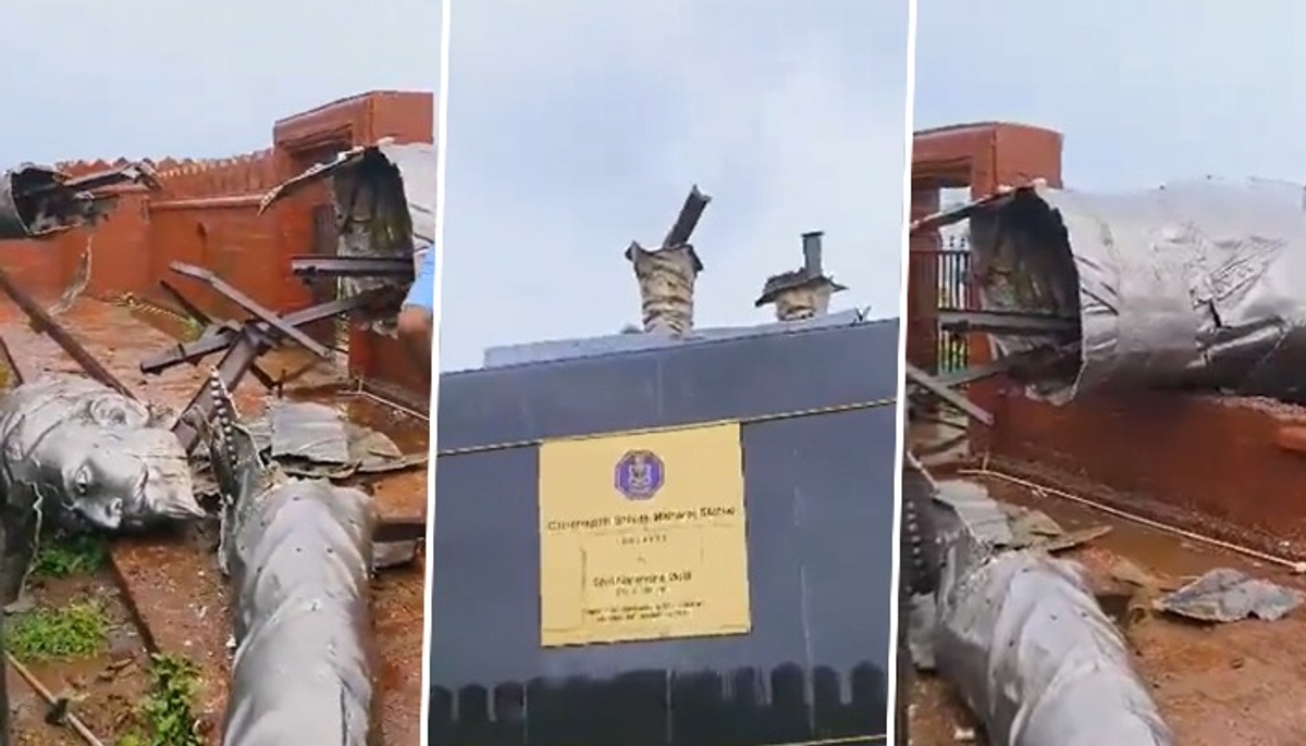 Chhatrapati Shivaji Maharaj's 35ft statue at Malvan fort collapses ...