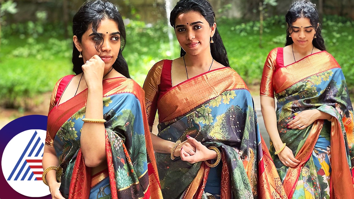 Sandalwood Actress Shruthi Daughter Gouri Shruthi Saree Pics | ನಟಿಯೂ ...