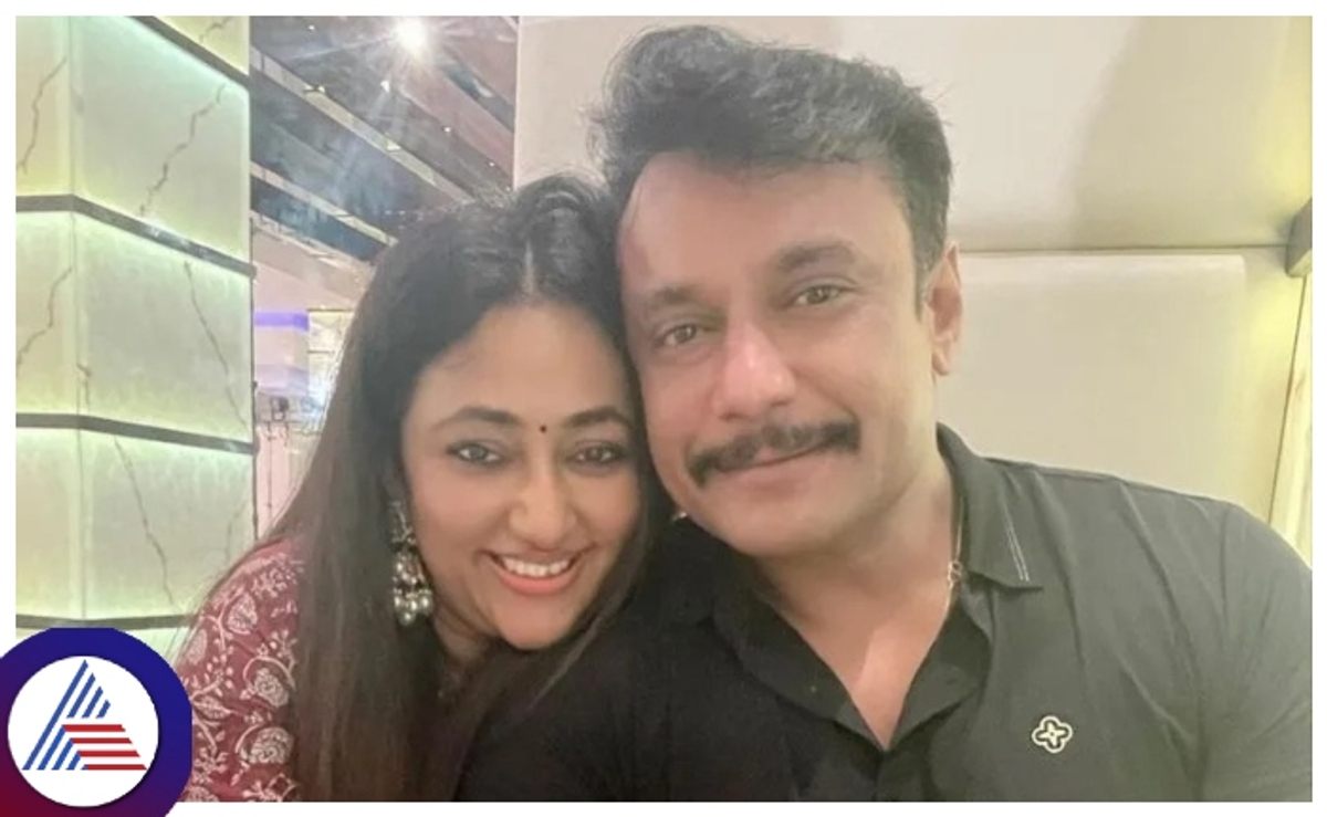 Darshan's wife Vijayalakshmi visits Kamakhya Temple in Assam; see pictures