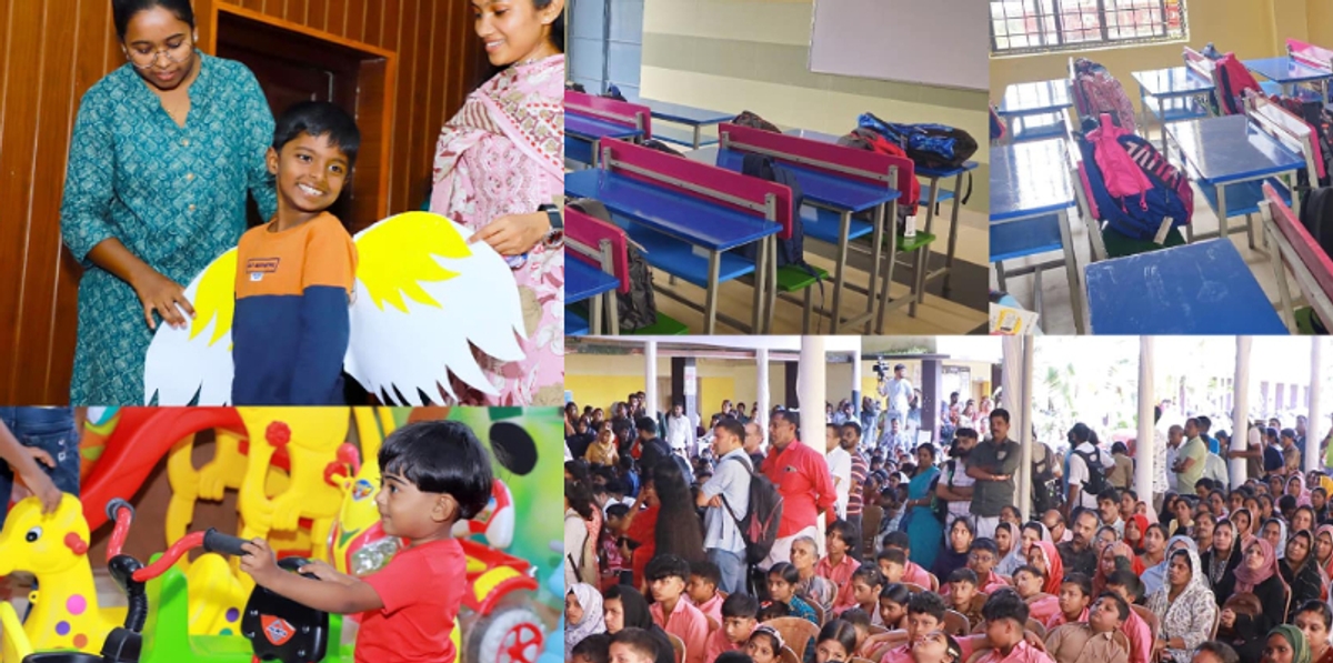 മുണ്ടക്കൈ, വെള്ളാർമല സ്കൂളുകളിലെ വിദ്യാർത്ഥികൾ വീണ്ടും ക്ലാസിലേക്ക് ...